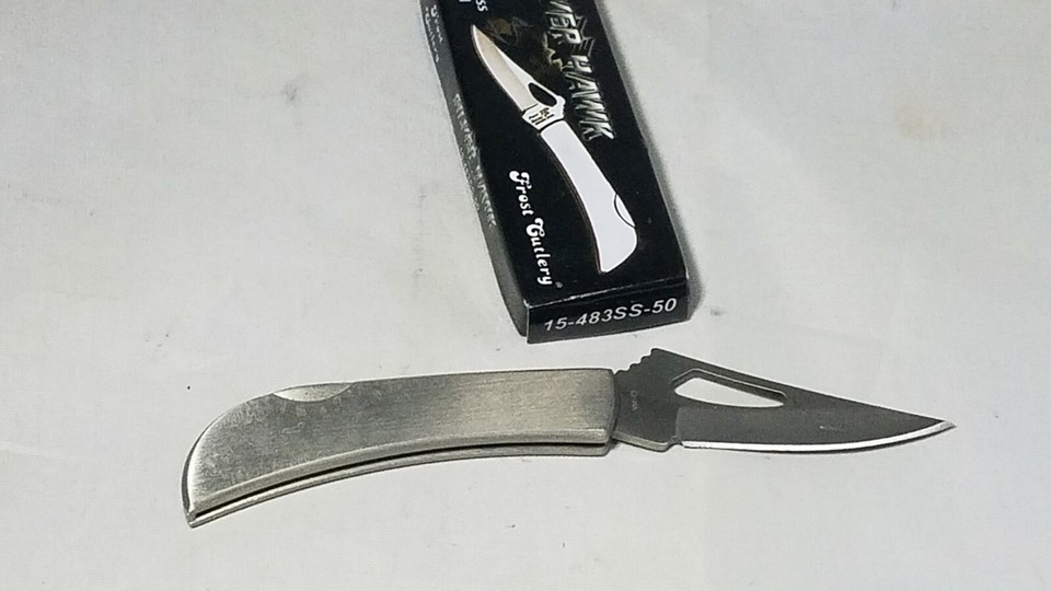 Matco Tools Knife Silver Hawk Frost Cutlery Staniless Steel 15-483ss-50 ...