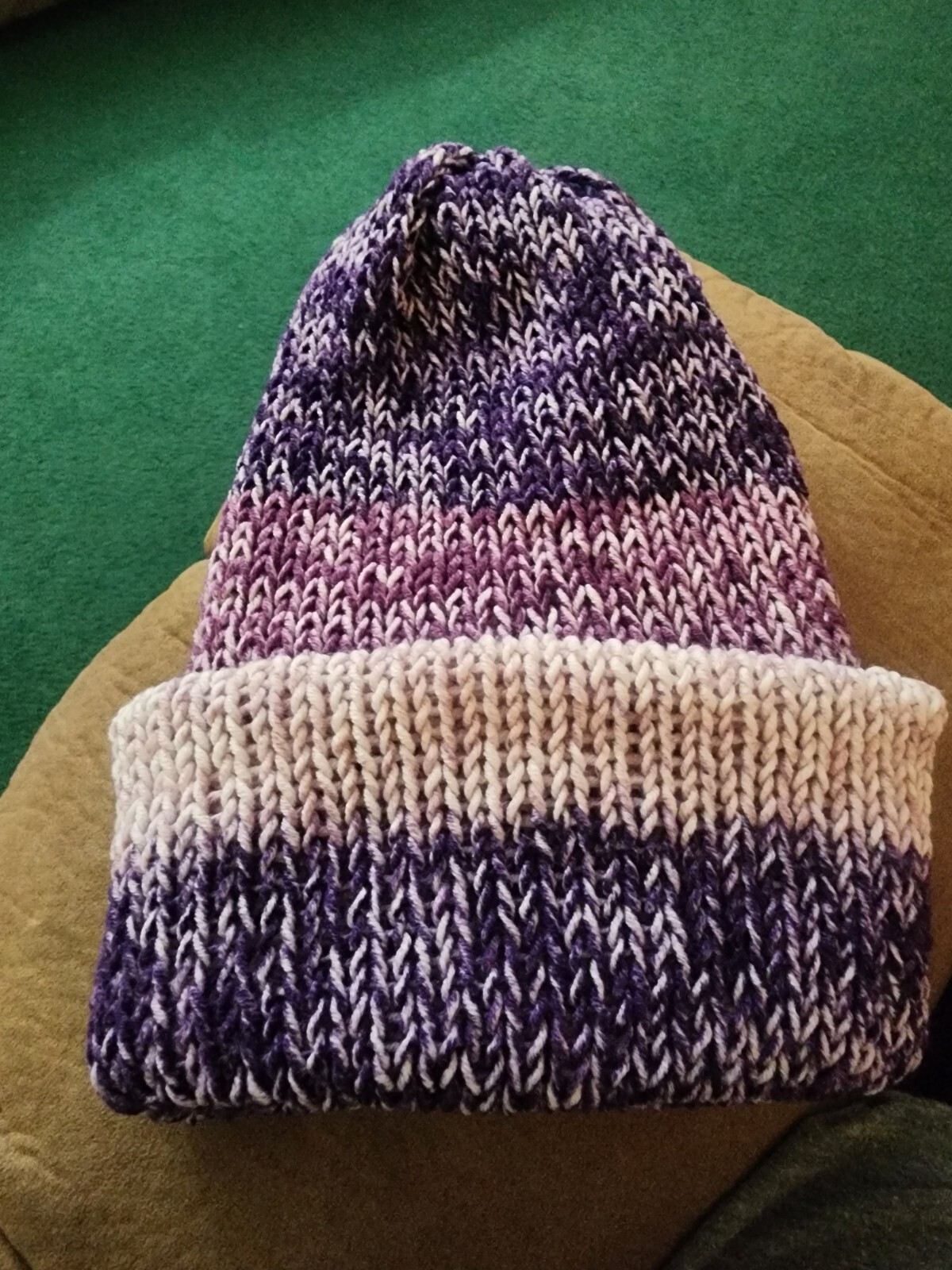 Handmade Reversible Knitted Hat | eBay