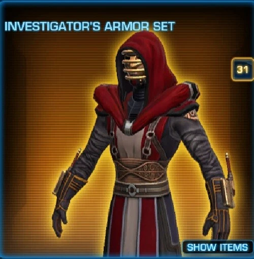 Swtor Sith Sorcerer Armor Sets