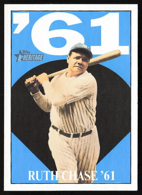 2010 Topps Heritage #61BR8 Babe Ruth Ruth Chase '61 Card | eBay