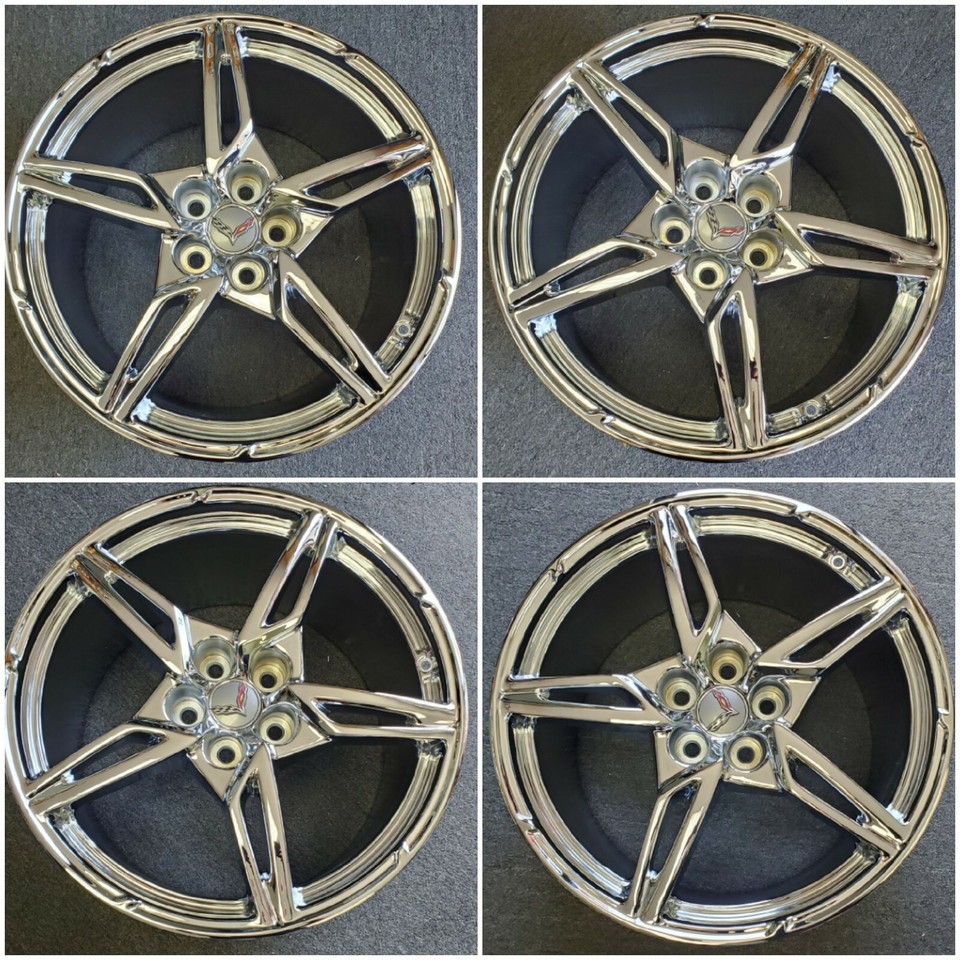 2015-2020 Chevrolet Corvette C8 Stingray 20" 19" Wheels Rims | Chrome ...