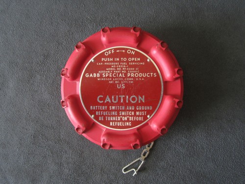 Gabb Aircraft Pressure Fuel Cap MS29526-1, Model PF-5200-31, 52000C ...