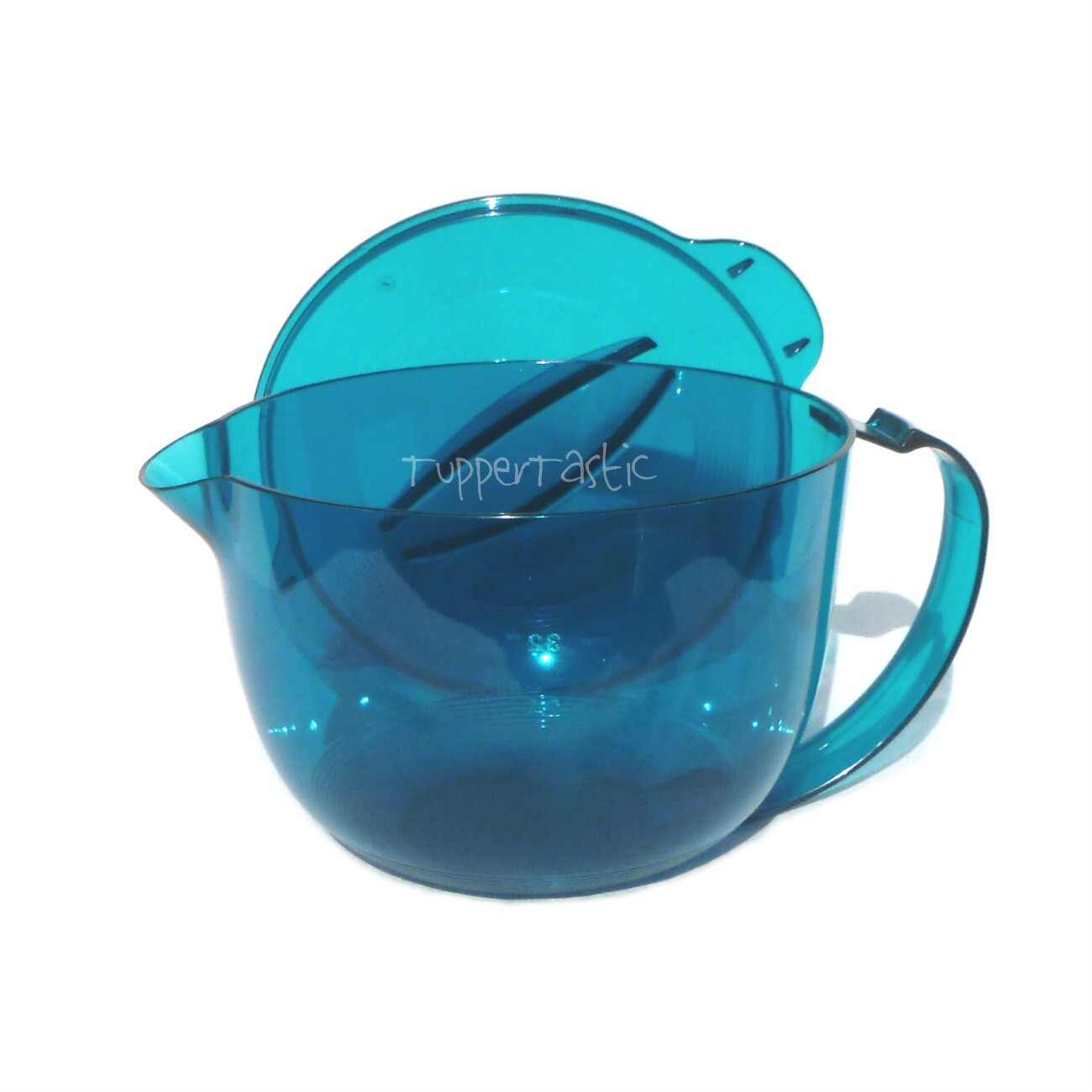 Tupperware Microcook Jug Microwave Pitcher 1 Litre Peacock Blue NEW | eBay