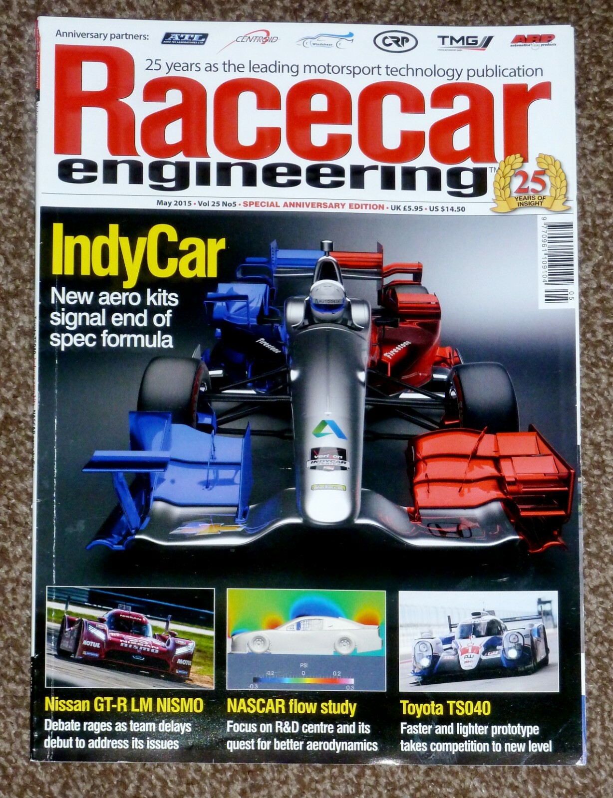 Racecar Engineering Magazine May 2015 IndyCar - Nissan GT-R - Toyota ...