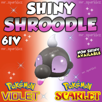 SHINY SHROODLE 6IV Pokemon Scarlet & Violet | eBay Australia