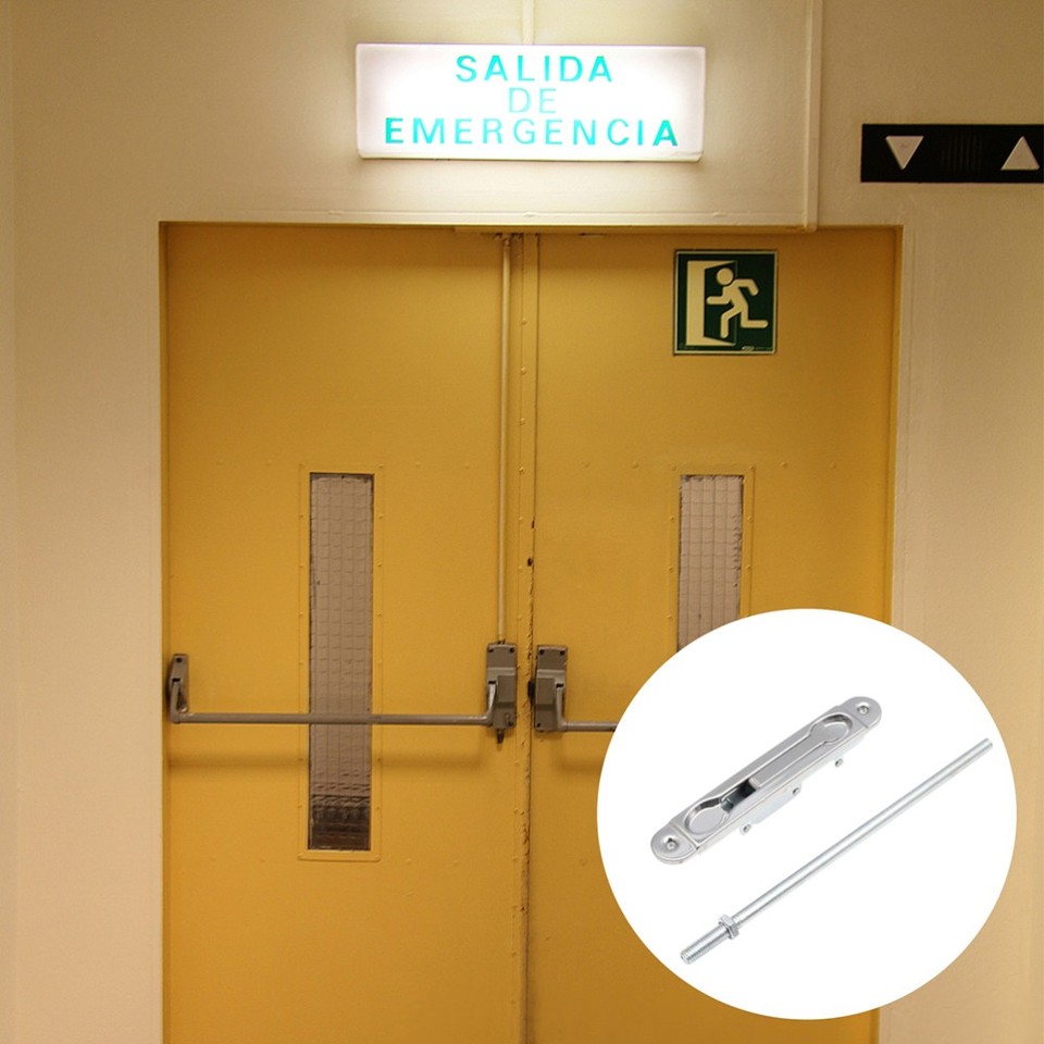 2 Sets Fire Door Latch Lock Bolt Locks for inside Safety Security | eBay