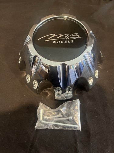 MB Motorsports VORTEX Wheels Chrome Wheel Rim Hub 8 Lug Cover Center ...