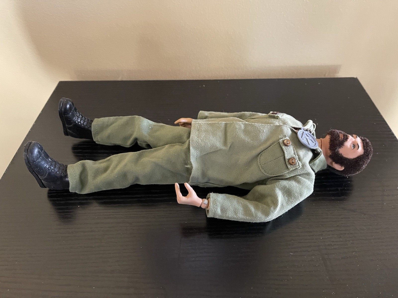 Vintage Gi-Joe 12" Talking Figure 1964-67 Hasbro Works! Nice Hair/Beard ...