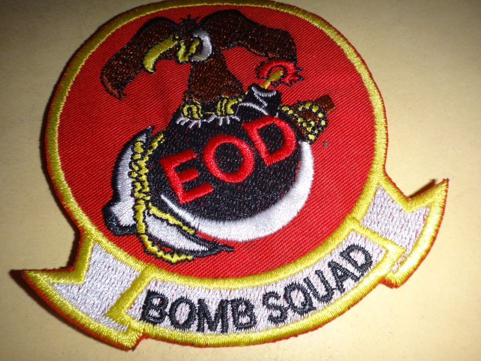 Vietnam War US Navy Explosive Ordnance Disposal EOD BOMB SQUAD Patch | eBay