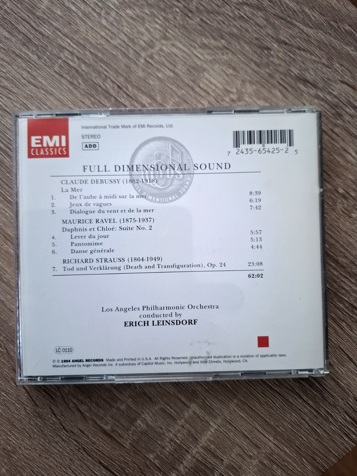 Debussy: La Mer, Ravel: Daphnis Et Chloe, Strauss: Death ...