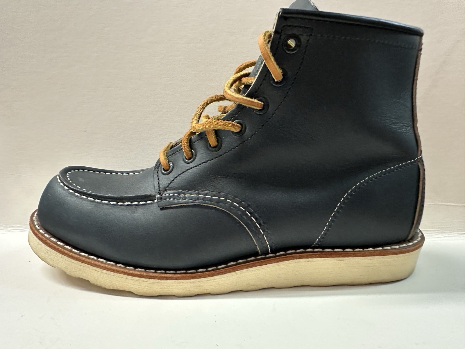 Red Wing Shoes 6" Moc Toe Boot 8859 MADE IN USA Navy … - Gem