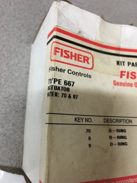 Fisher Control R667X000702 Actuator Repair Kit for sale online | eBay