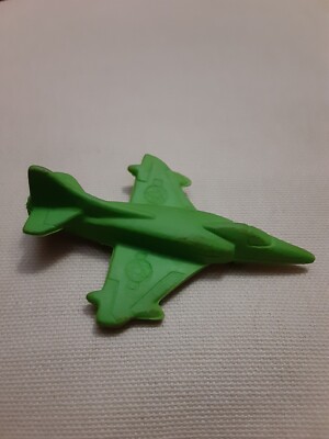 Vintage Matchbox Lesney Rubber Eraser Skyhawk Fighter Jet Green ...