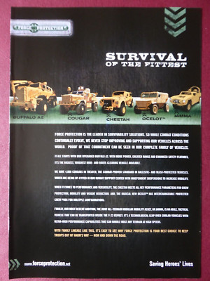 3/2010 PUB FORCE PROTECTION OCELOT BUFFALO COUGAR WHEELED ARMOURED ...