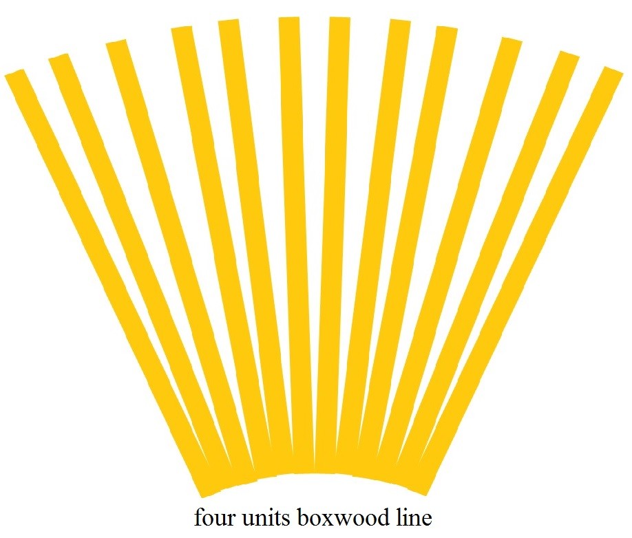 Flat Boxwood & Black Line Wood Inlay, Wood Strips, Boxwood & Black ...