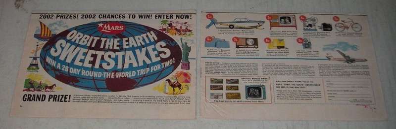 Forever Yours Candy Bar Lot Vintage 1950's Mars Milky Way Candy Bars