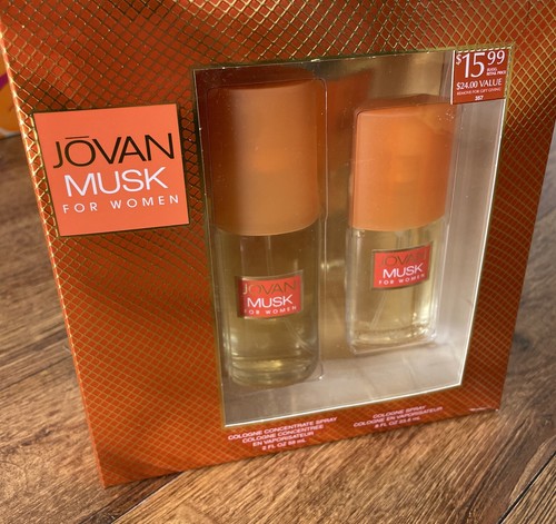 VINTAGE JOVAN Musk FOR WOMEN GIFT SET UNUSED spray cologne | eBay