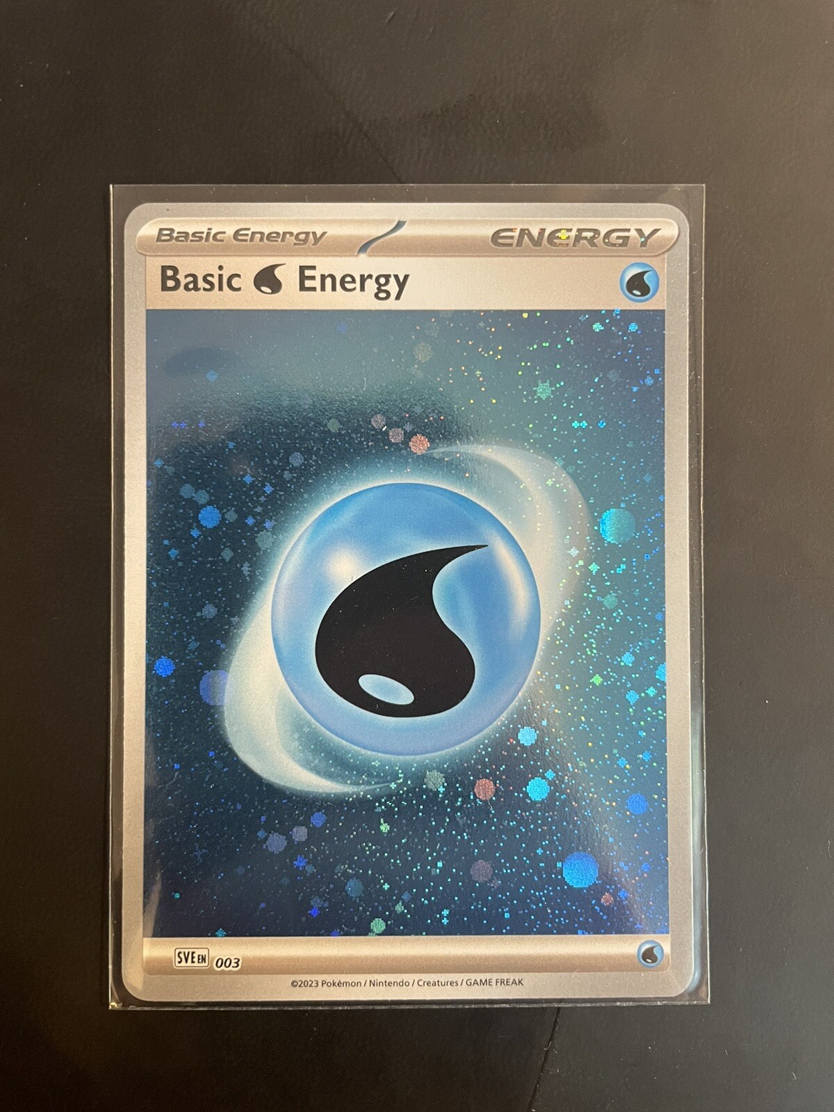 Basic Water Energy SVE 003 Cosmo Holo Pokemon Scarlet & Violet 151 | eBay