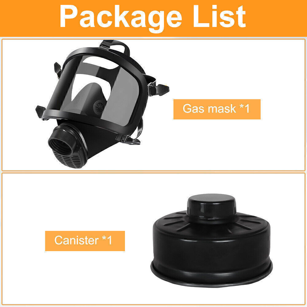 Soviet Retro MF14 Military Full Face Gas Mask Filter Anti Dust Ammonia ...