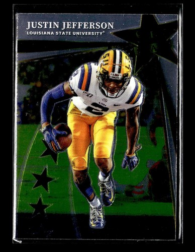 2022 Panini Select Draft Picks Select Stars #SS-JJ Justin Jefferson LSU ...