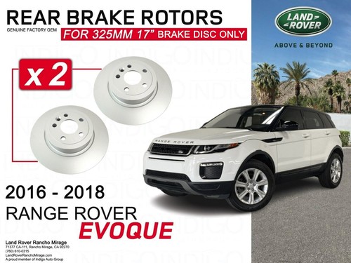 LAND ROVER REAR BRAKE ROTOR DISC 17” RANGE EVOQUE 16-18 LR072016 ...