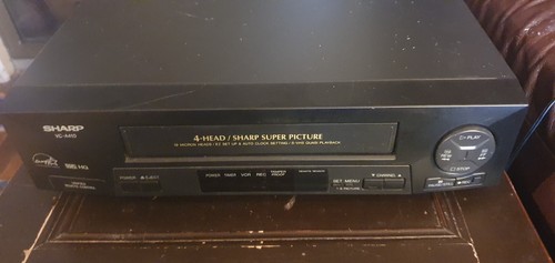 Sharp VCR VC-A410 Video Cassette Recorder Tested Works Clean | eBay