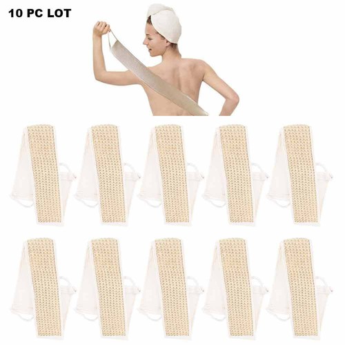 10 PC LOT Natural Back Scrubber Loofah Bath Shower Exfoliating Deep ...