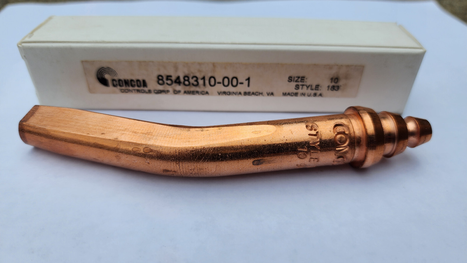 3 Concoa Cutting Torch Tip 183 Size 10 8548310-00-1 NIB NOS (182 ...
