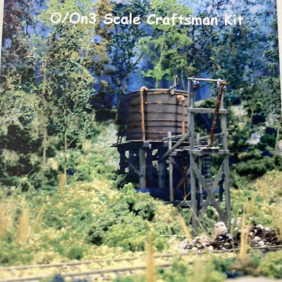 O SCALE RUSTY STUMPS FALL CREEK BACKWOODS WATER TOWER BUILDING ...