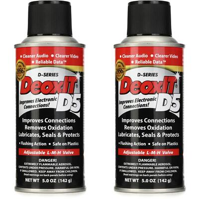 CAIG Laboratories DeoxIT D5 Contact Cleaner 5% Solutions (2 Pack) | eBay