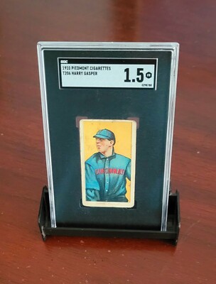 1909 ~ T206 ~ Piedmont Cigarettes ~ HARRY GASPER ~ Cincinnati Reds ...