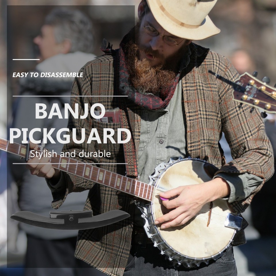 2pcs Banjo Metal Protective Guard Plate Instrument Accessory Banjo ...