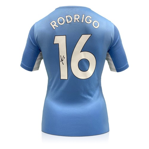 Rodri Signed Manchester City 2021-22 Football Shirt | eBay