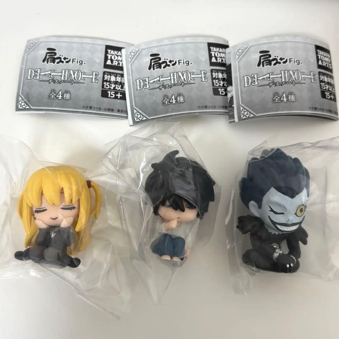 Death Note Shoulder Zun Gacha Gacha Figure Set Used L Misa Ryuk | eBay