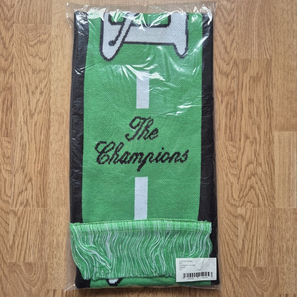 Boiler Room Football Scarf Green Brand New FW25 | eBay UK
