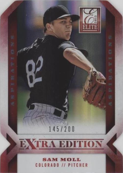 2013 Panini Elite Extra Edition - Sam Moll #87 Aspirations Die-Cut /200 ...
