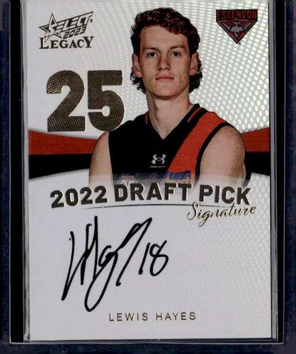 2023 AFL SELECT LEGACY, LEWIS HAYES GOLD DPS 16/90 ESSENDON | eBay