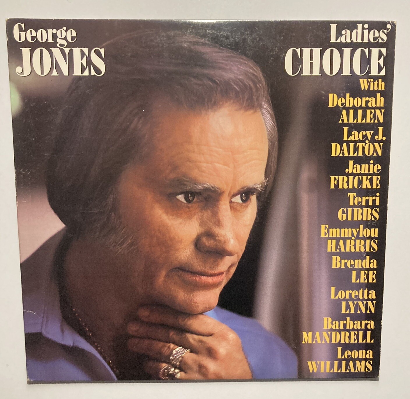 GEORGE JONES “Ladies' Choice” 1984 Vinyl LP Epic Records FE 39272 Duets ...