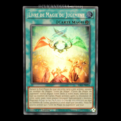 carte YU-GI-OH RA01-FR054 Livre de Magie du Jugement SR Super Rare | eBay