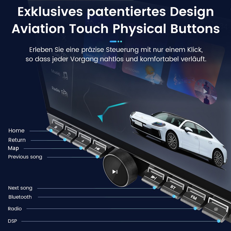 13"Für Fiat Ducato Citroen Jumper Peugeot Boxer Android Carplay ...