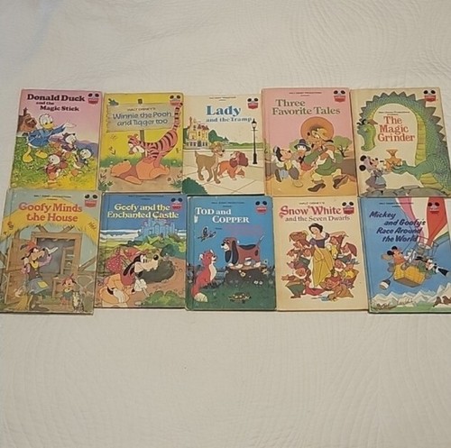 Disney's Wonderful World of Reading Children's Hardcover Books Lot of ...