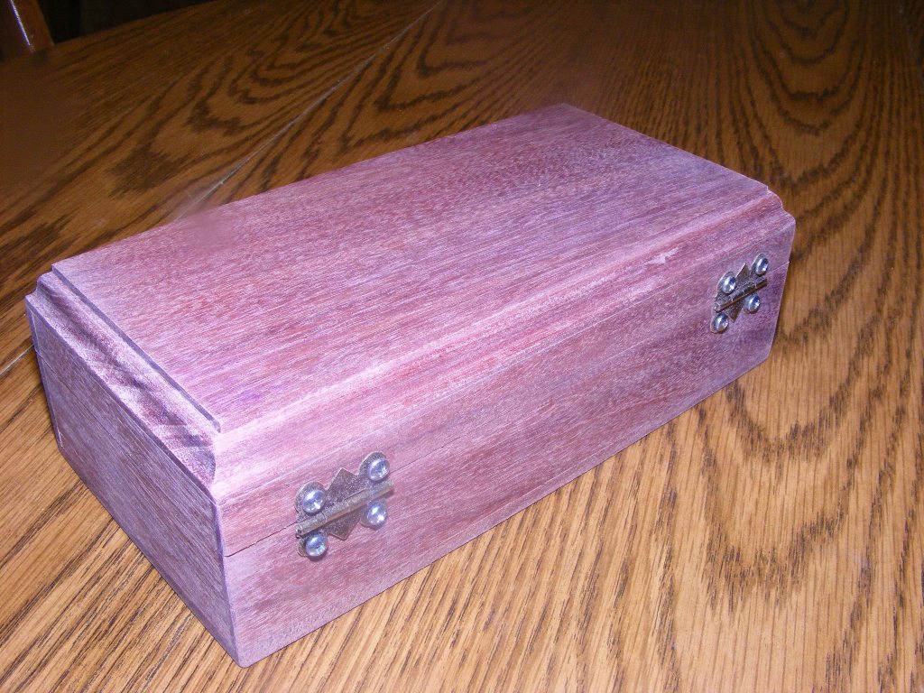 Purple Heart hardwood Jewelry Box - Elegant and Gorgeous Wood Grain ...