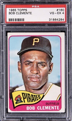 1965 Topps Baseball #160 Bob Clemente PSA 4 VG-EX Pirates HOF | eBay