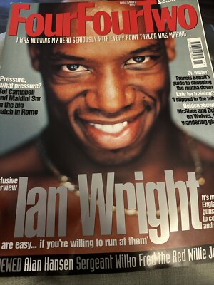 Four Four Two Magazine - November 1997 Issue 39 - Ian Wright Cover ...