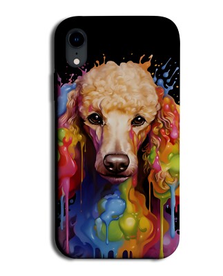 Colourful Poodle Dog Face Phone Case Cover Colour Splash Poodles Pop ...