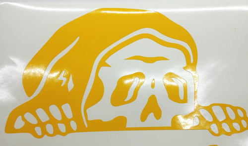 Grim Reaper Creeping Car Truck SUV Laptop Vinyl Decal Laptop Peekaboo ...