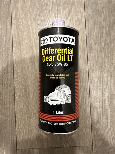 Genuine Toyota GL-5 75W-85 Differential Gear Oil LT (1 Liter) 08885 ...