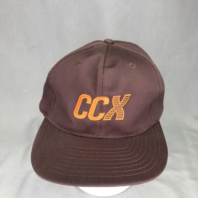 VINTAGE CONWAY CENTRAL EXPRESS CCX LOGO WIDE BRIM ADJUSTABLE SNAPBACK ...