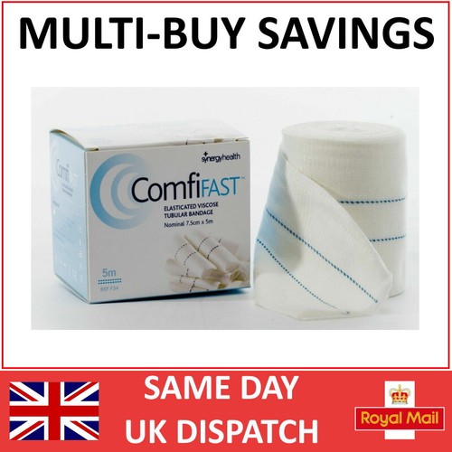 Comfifast Blue Elasticated Tubular Bandage 7.5cm x 5m 5021209580099 | eBay