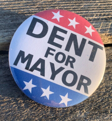 The Batman Caped Crusader Harvey Dent for Mayor 3" button / pinback ...